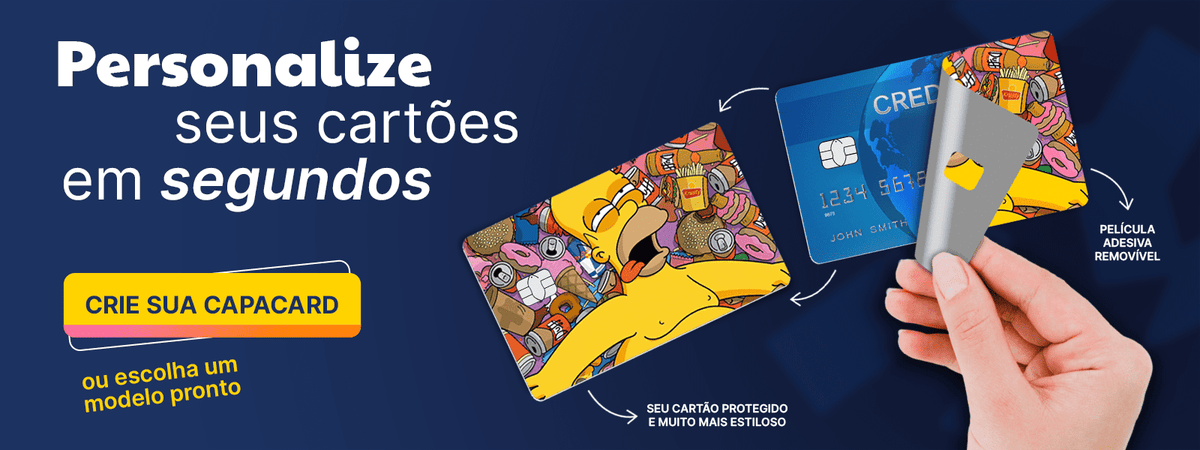 CAPACARD - Adesivo Para Cartão - Loja Oficial Do Seu Cartão